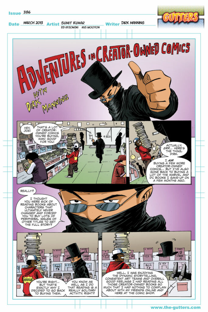 Dirk Manning- A Bibliography of Dirk Manning's Comic Books